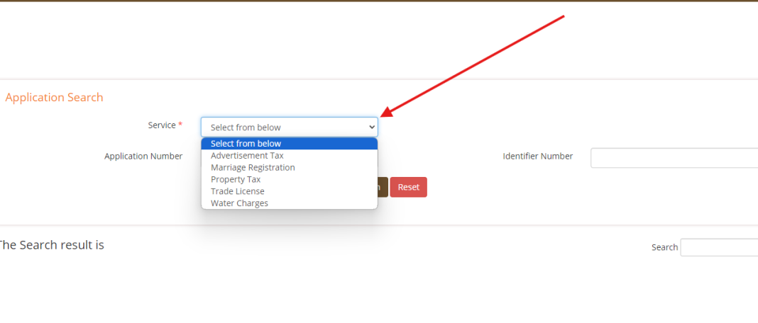 Andhra Pradesh Ap property tax payment & Application status Dues