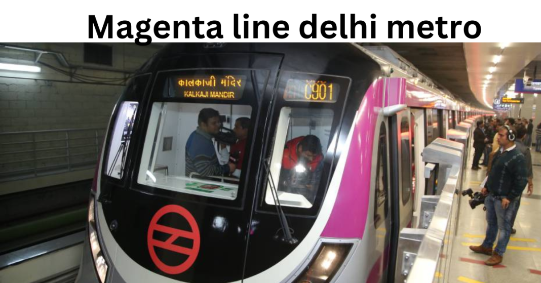 Magenta line Delhi metro: Route map, timings, Distance and fare