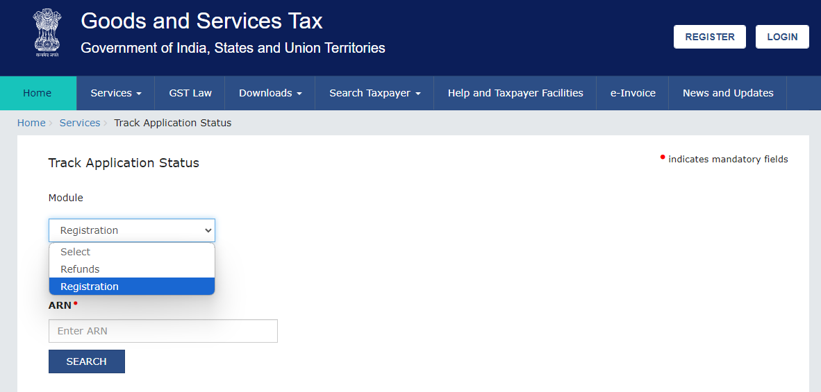Biometric Aadhaar Authentication for GST Registration Process